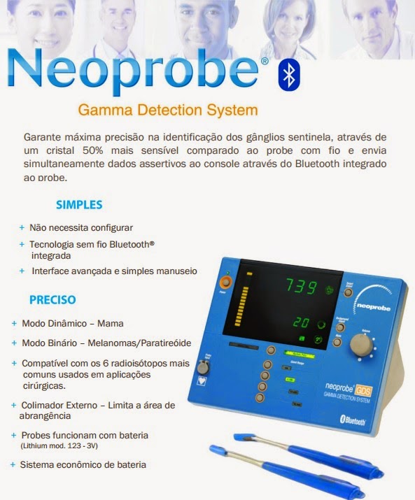 Blog Medicina Nuclear: Novo Neoprobe BLUETOOTH