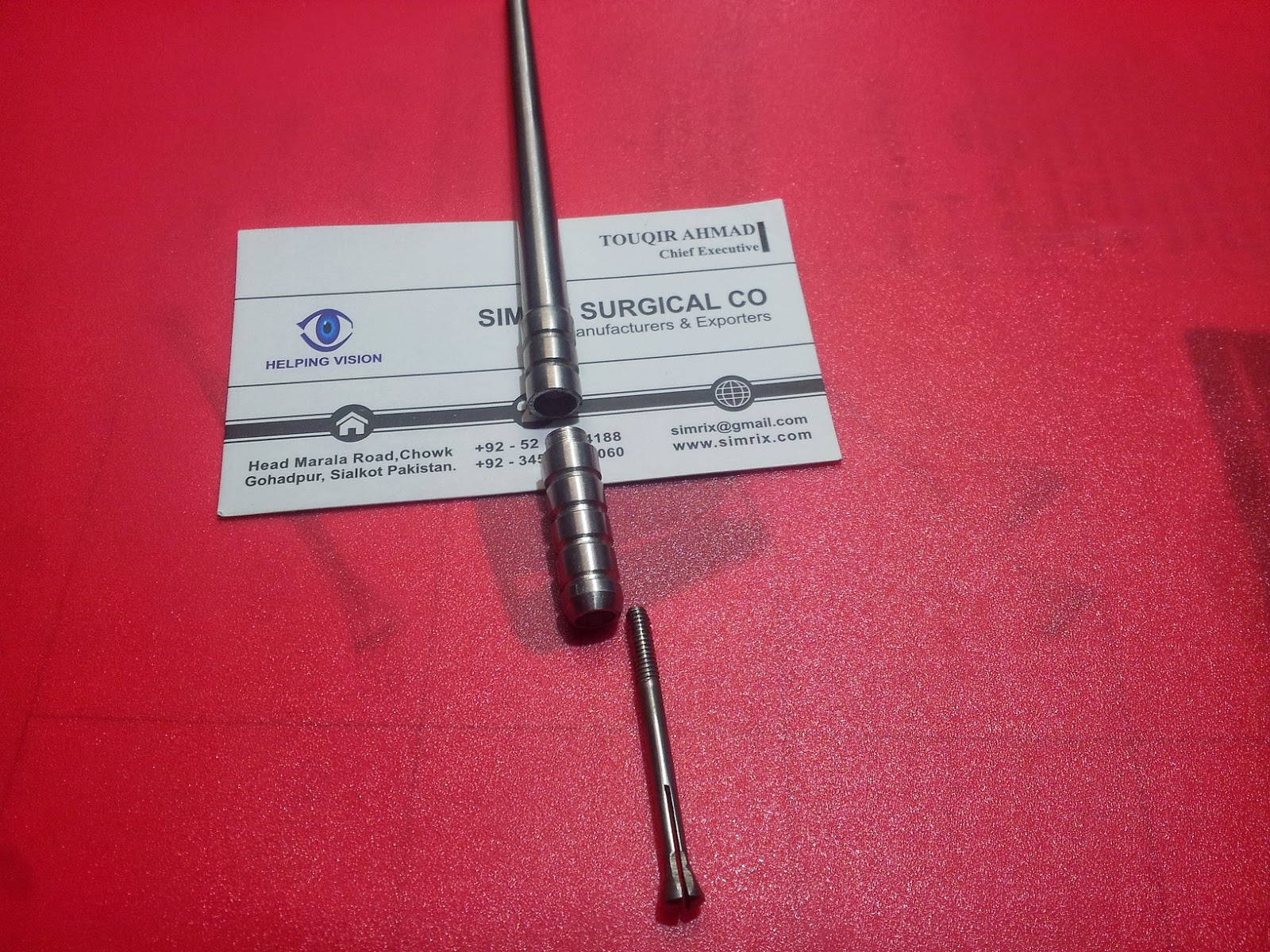 Ophthalmic Surgery Instruments ( SIMRIX ): Chuck Handle For Blade Holding