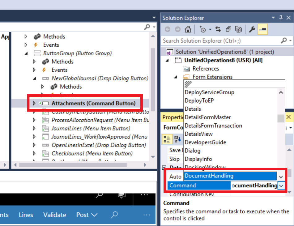 How to customize attachment button in Dynamics 365?