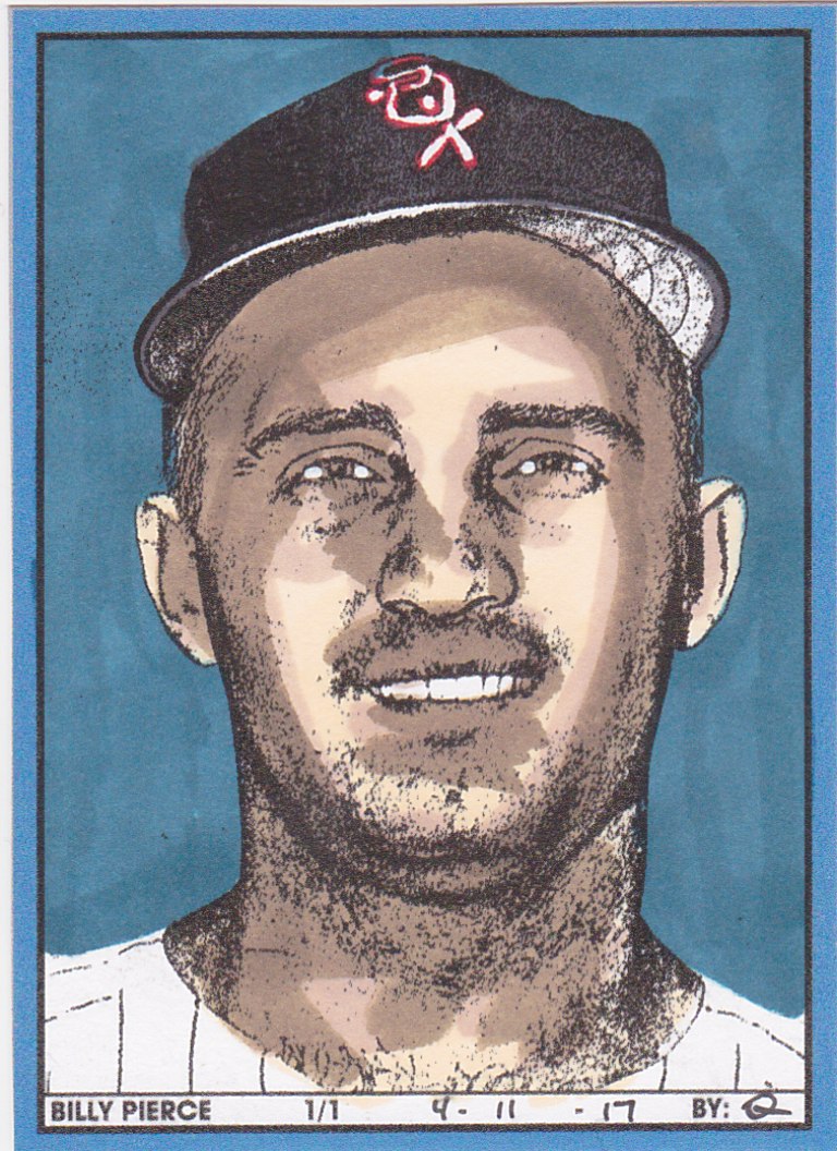 The Five Tool Collector: Here's a sketch card....of Billy Pierce