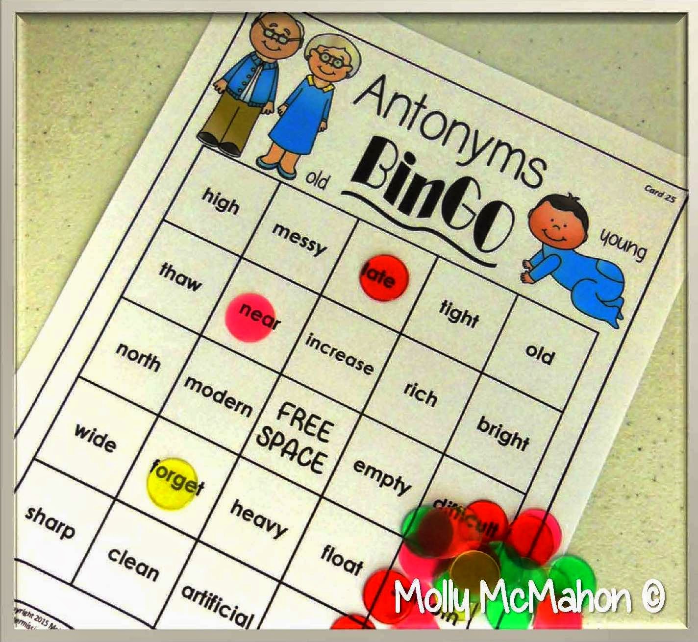 Lessons by Molly: Antonyms