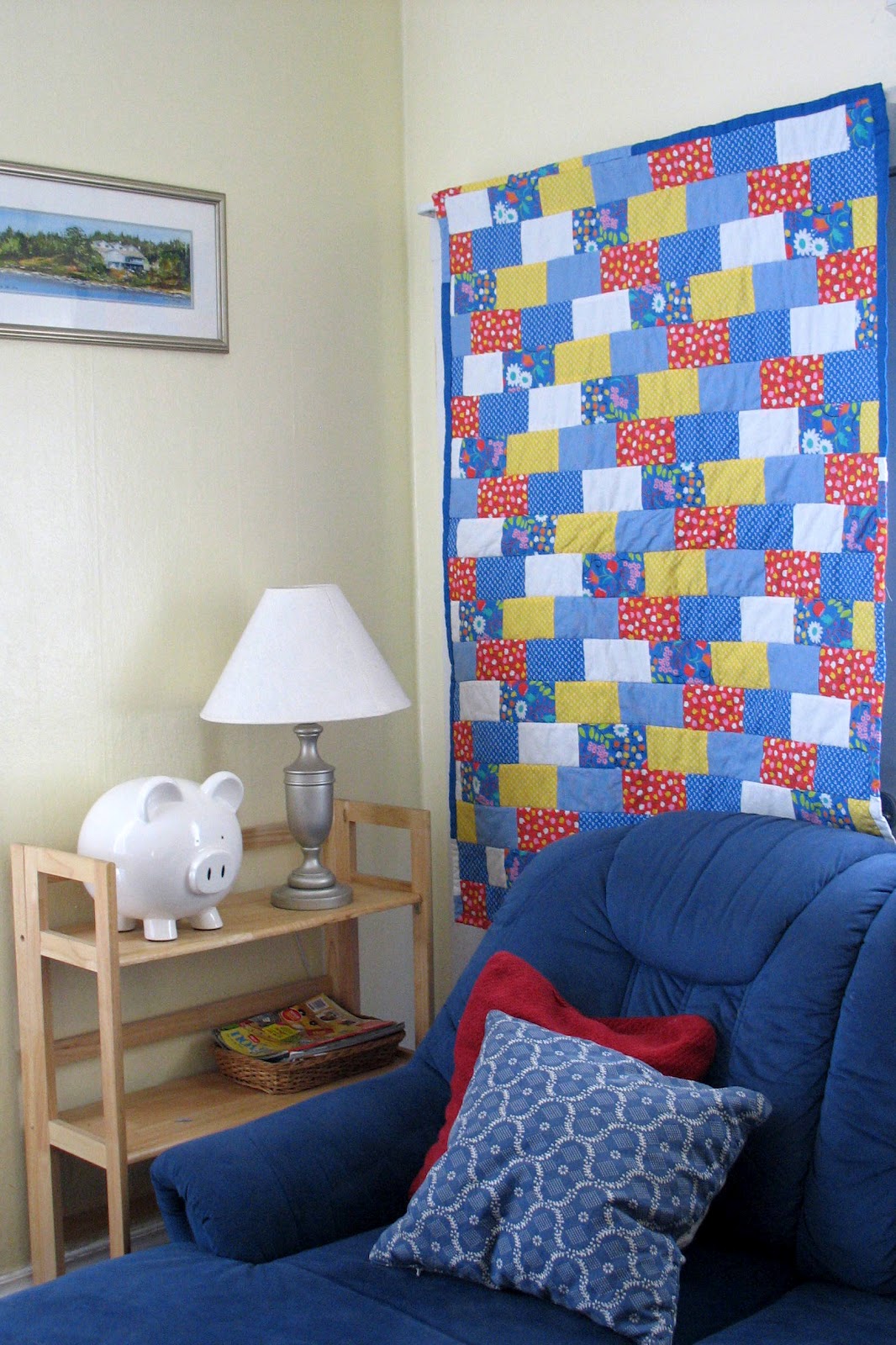 two hands:: I Made it Monday: Our Primary Colors Quilt