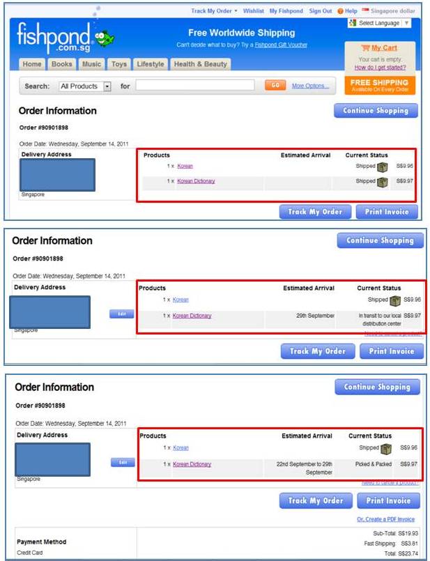 Moments In My Life: Fishpond.com.sg Review; Great Place To Get Cheap ...