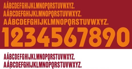 FONT FOOTBALL: Font Vector AS Roma 1998 1999 2000 kit