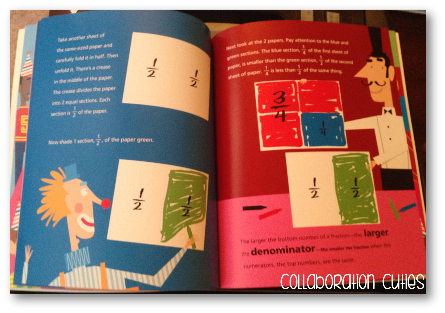 Collaboration Cuties: Working with Fractions- Must Read Math Mentor Text
