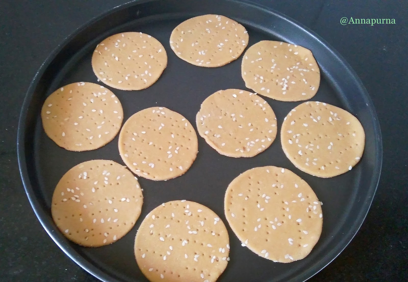 Annapurna: Baked Meethi (Sweet) Mathri / Karva Chauth Special / Healthy ...