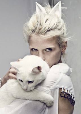 Catsparella: Cat Loving Model Shows Kitty Pride in Stylestalker Fashion ...