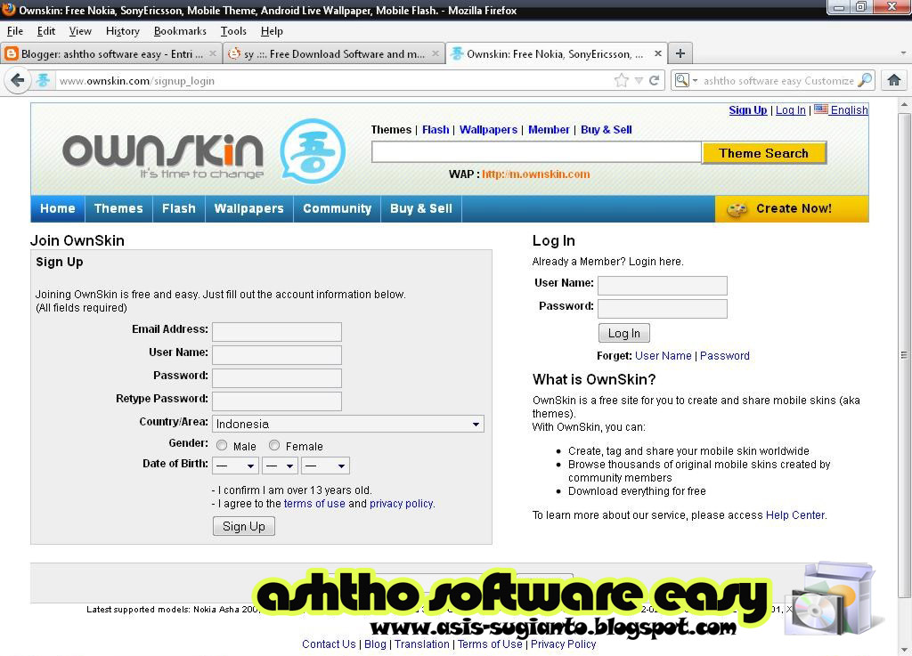 Membuat Thema HP secara online dan offline