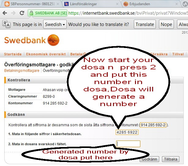 All Swedish Bank online Transfer Instructions: How to Transfer money ...