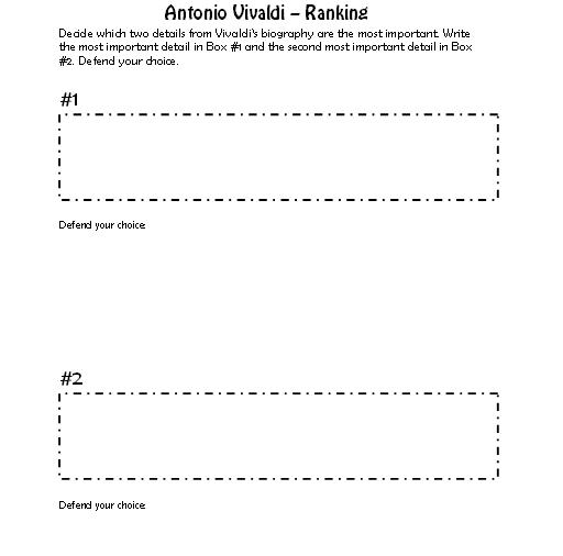Vivaldi Lesson Plan