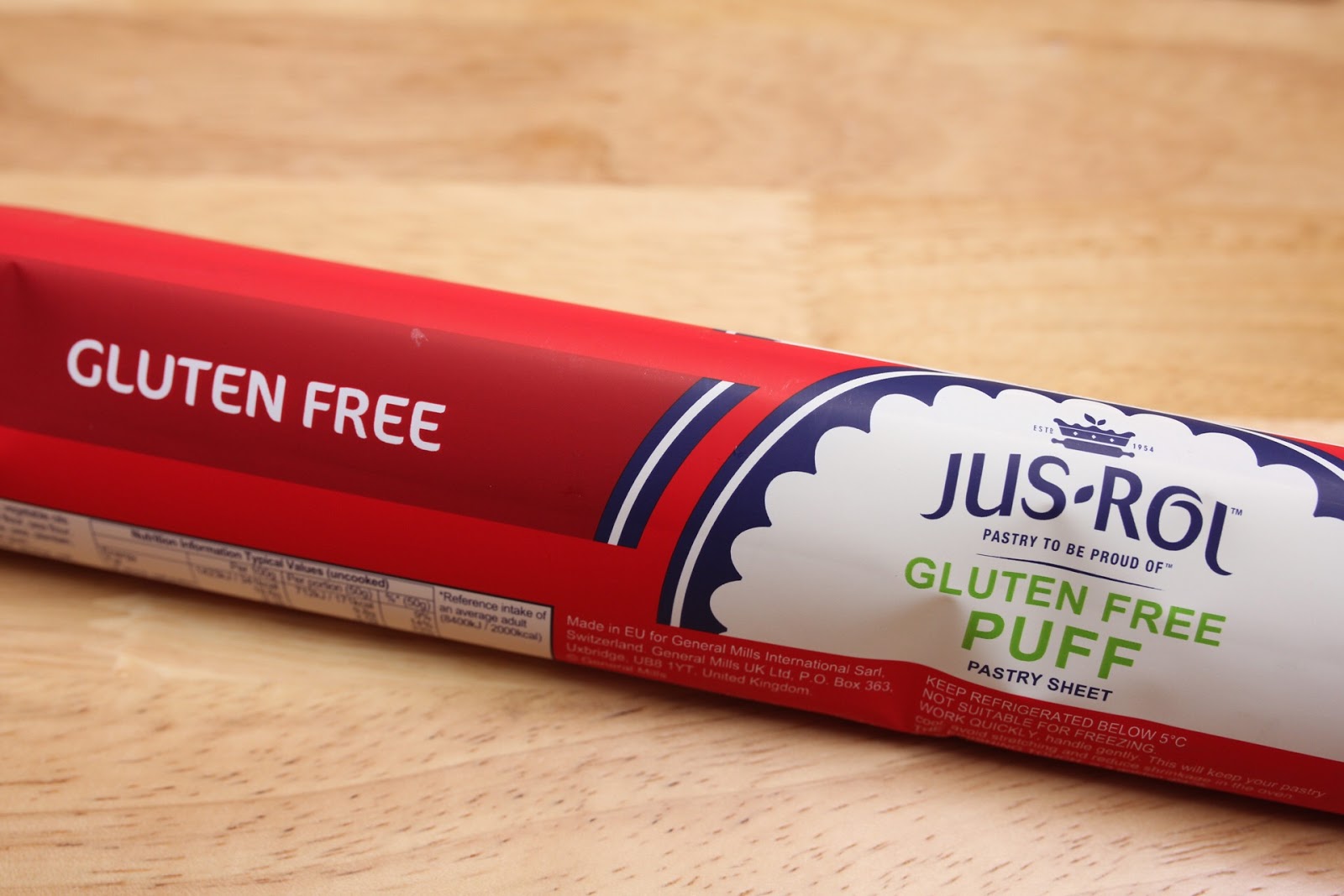 Hannah's Gluten Free : Jus Rol Gluten Free Puff Pastry Chicken Pie