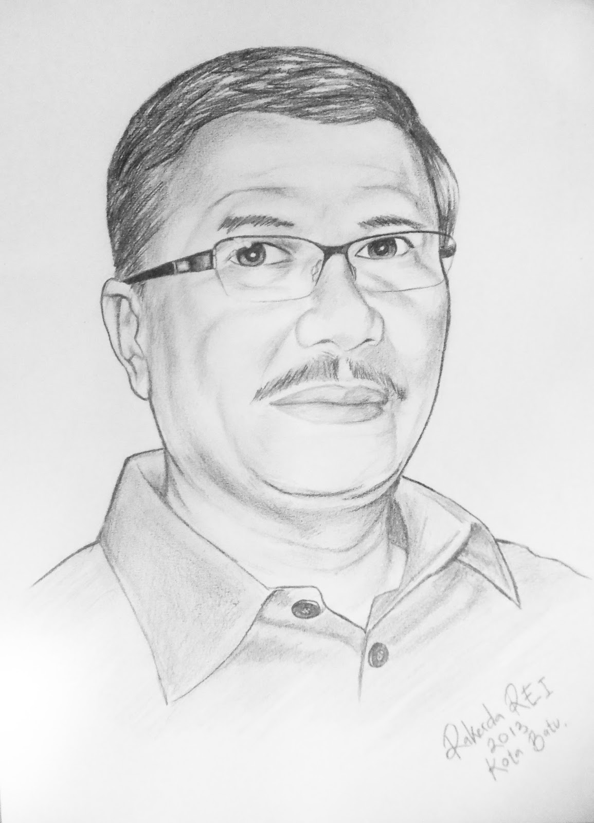 Contoh Sketsa Wajah