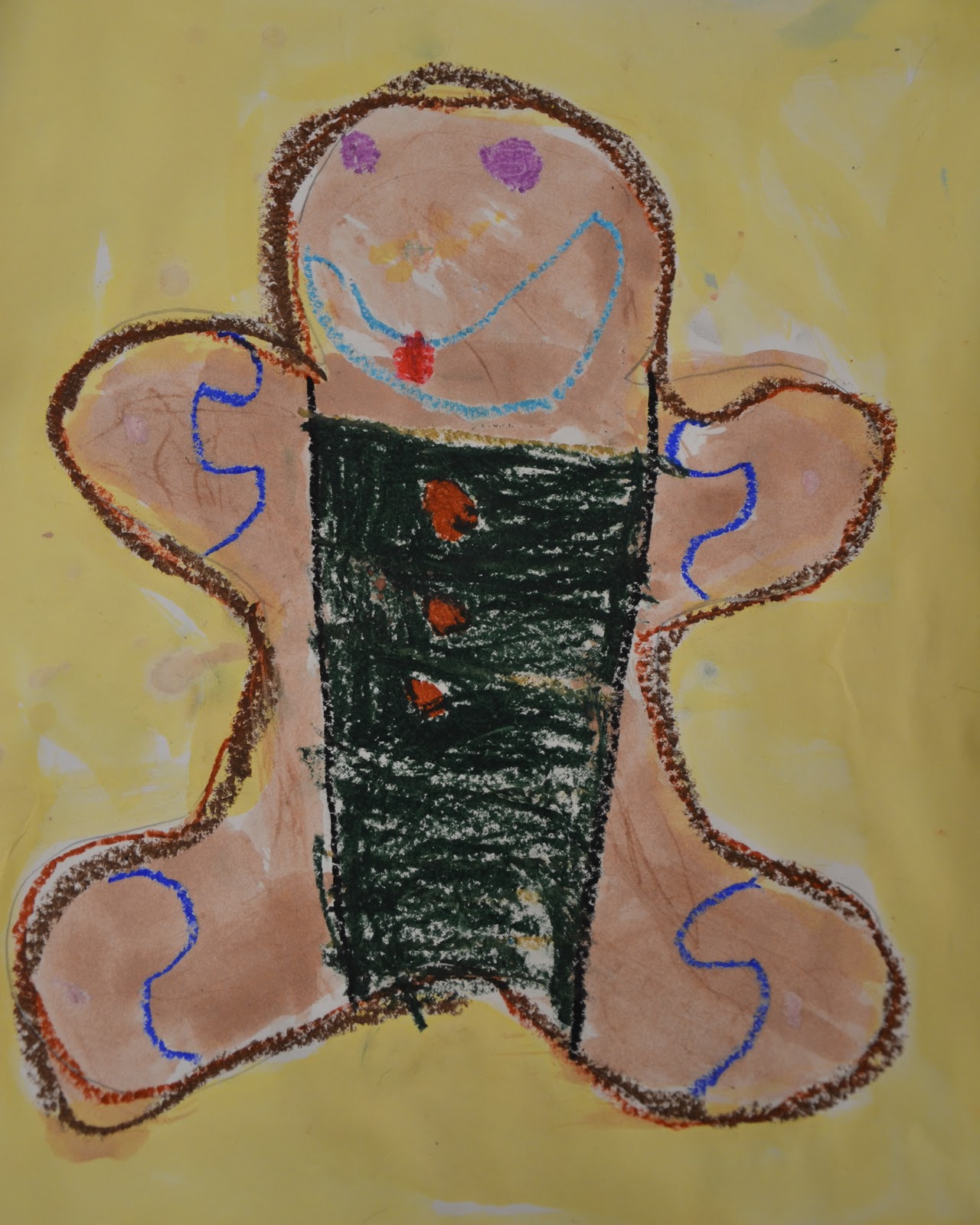 A Place Called Kindergarten: Framable Gingerbread Art