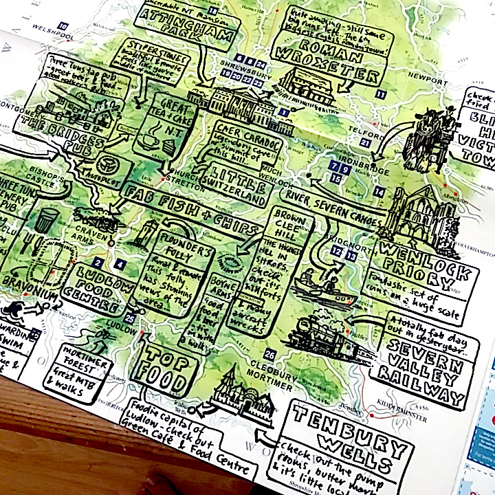 Bumblebee Creatives: DOODLE MAPS (Self Initiated Project)..
