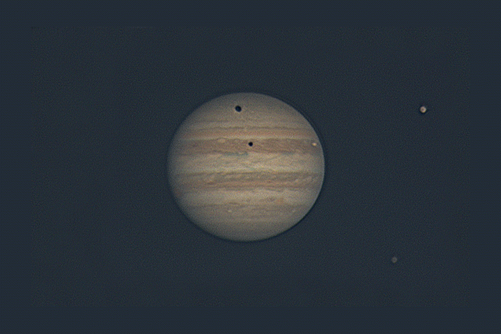 Eclipse Solar duplo é registrado em Júpiter - Galeria do Meteorito