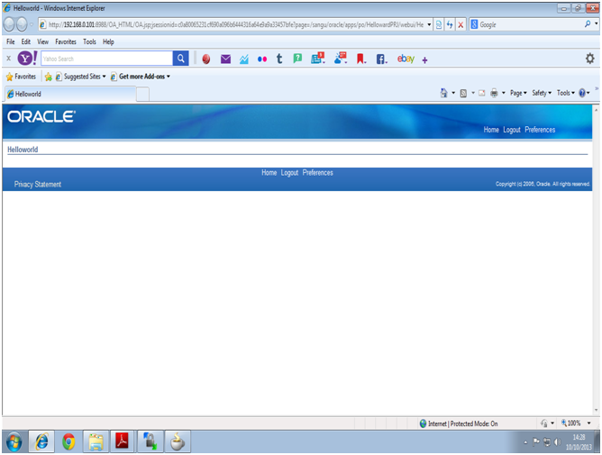 OAF by SSPatil: Sample OAF Page Creation.