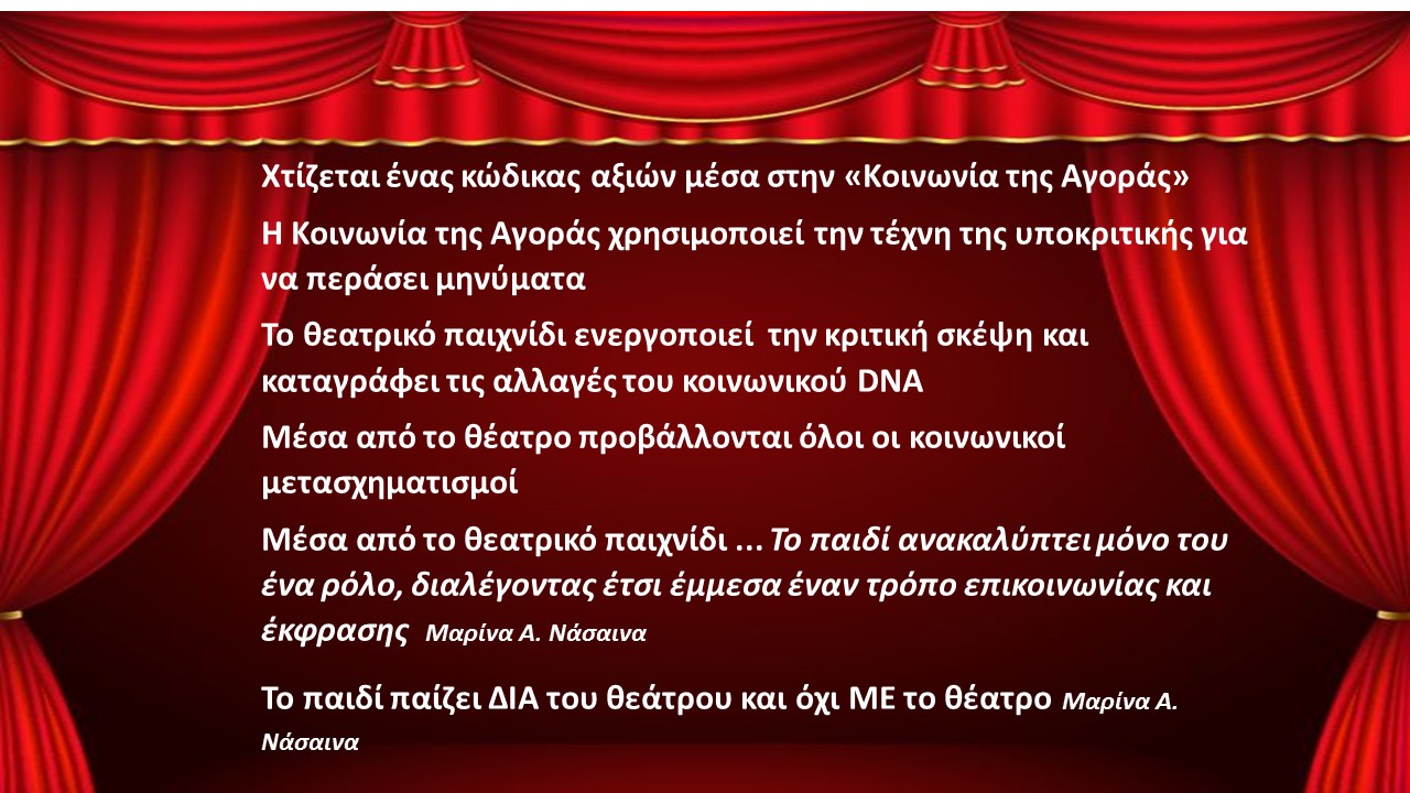 Η ΓΡΑΦΙΔΑ ΤΗΣ ΣΙΝΤΙΚΗΣ : Διάλεξη για το θέατρο και την εκπαίδευση στο ...