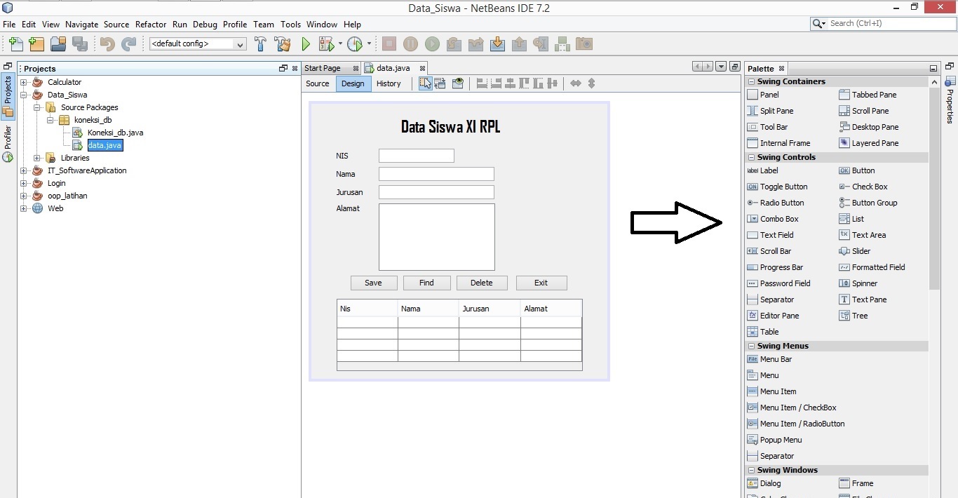 Cara Membuat Program Data Siswa Di Netbeans Ide 72 ~ اَلسَّلاَمُ عَلَيْكُمْ وَرَحْمَةُ اللهِ