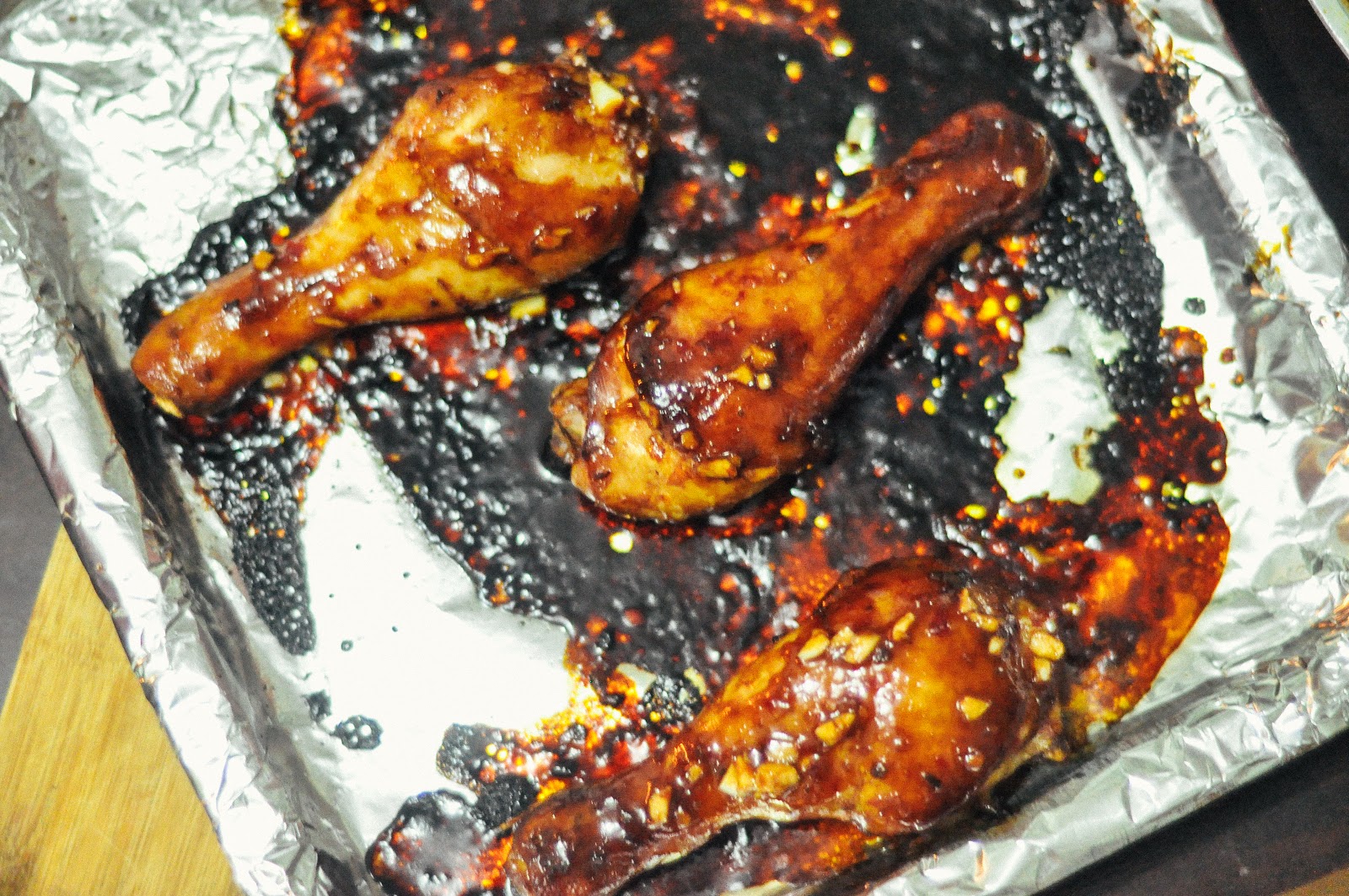 Sticky Spicy Honey Chicken - Ochi In The City