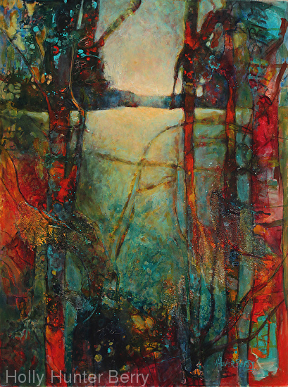 Daily Painters Abstract Gallery: Contemporary Abstract Landscape , Tree ...