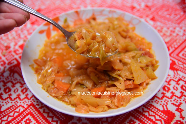 CABBAGE STEW ~ Macedonian Cuisine