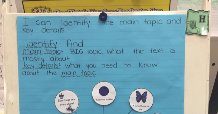 A Neighborhood Kindergarten : 5 Tips for Teaching Main Topic and Key ...