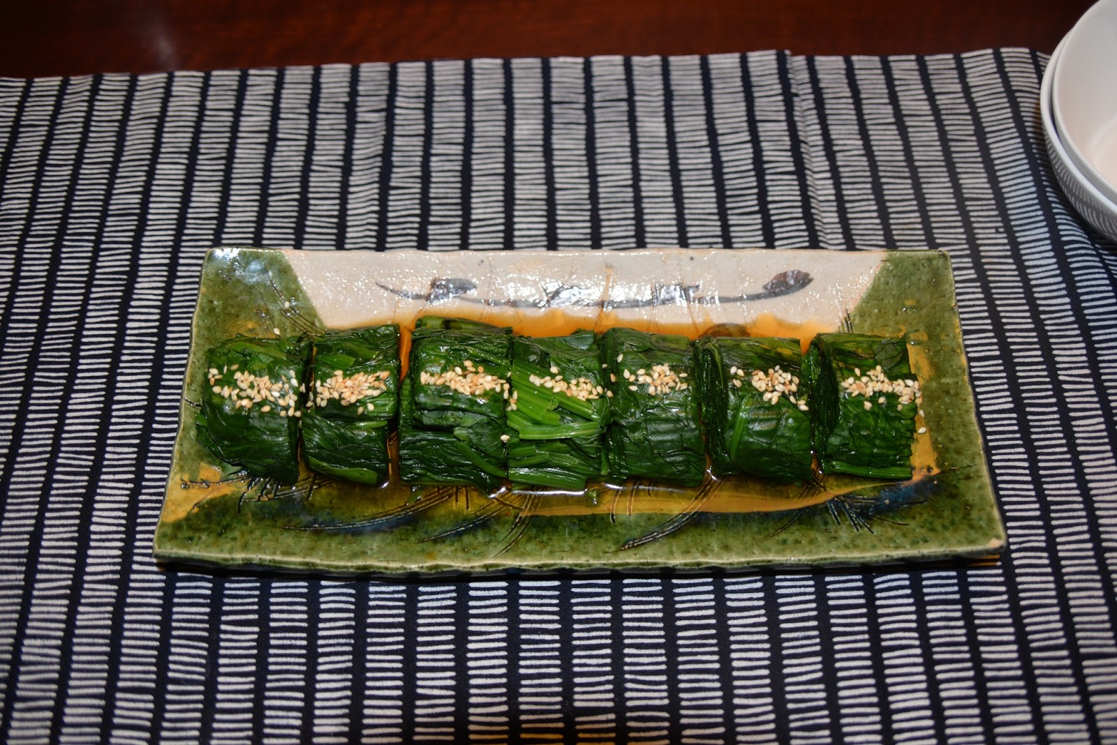 Growing Japanese: Horenso and o-hitashi cooking ほうれんそう おーひたし 料理法