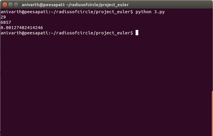 Problem 3 Project Euler Solution with Python