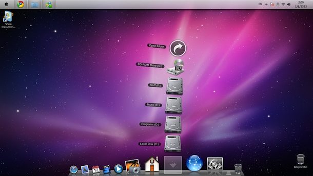 Apple Mac Theme for Windows 7.... ~ ArTipz