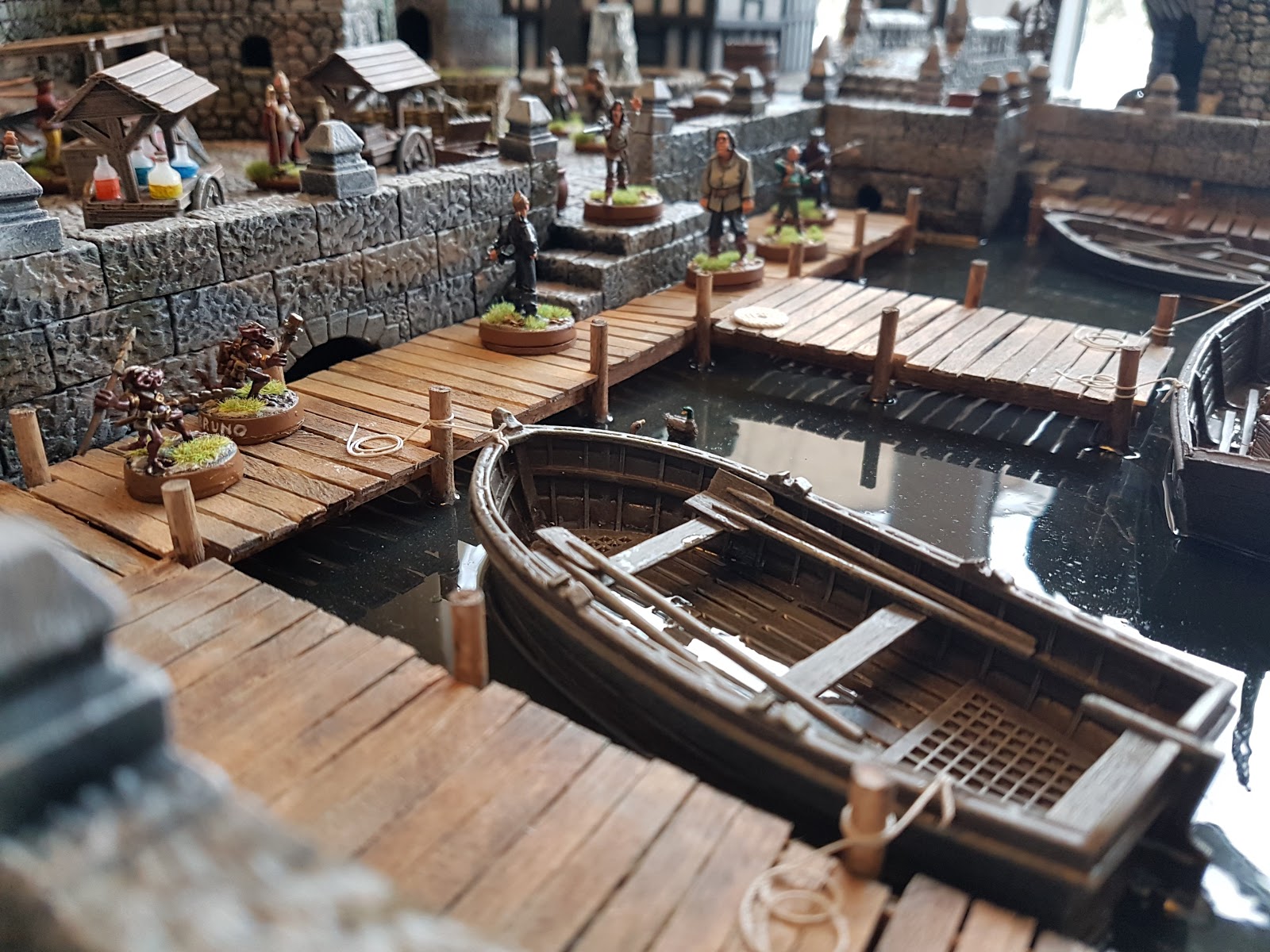 Yith's Wargaming Blog: Building Medieval Docks #7 - Complete