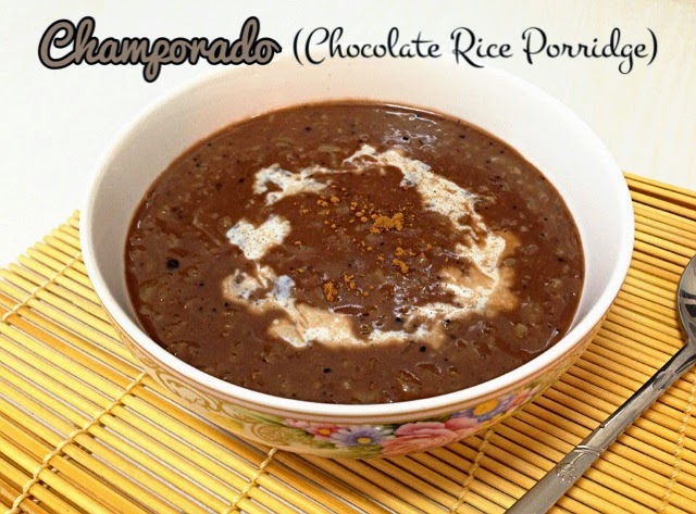 MinJi's Kitchen: Champorado (Chocolate Rice Porridge)