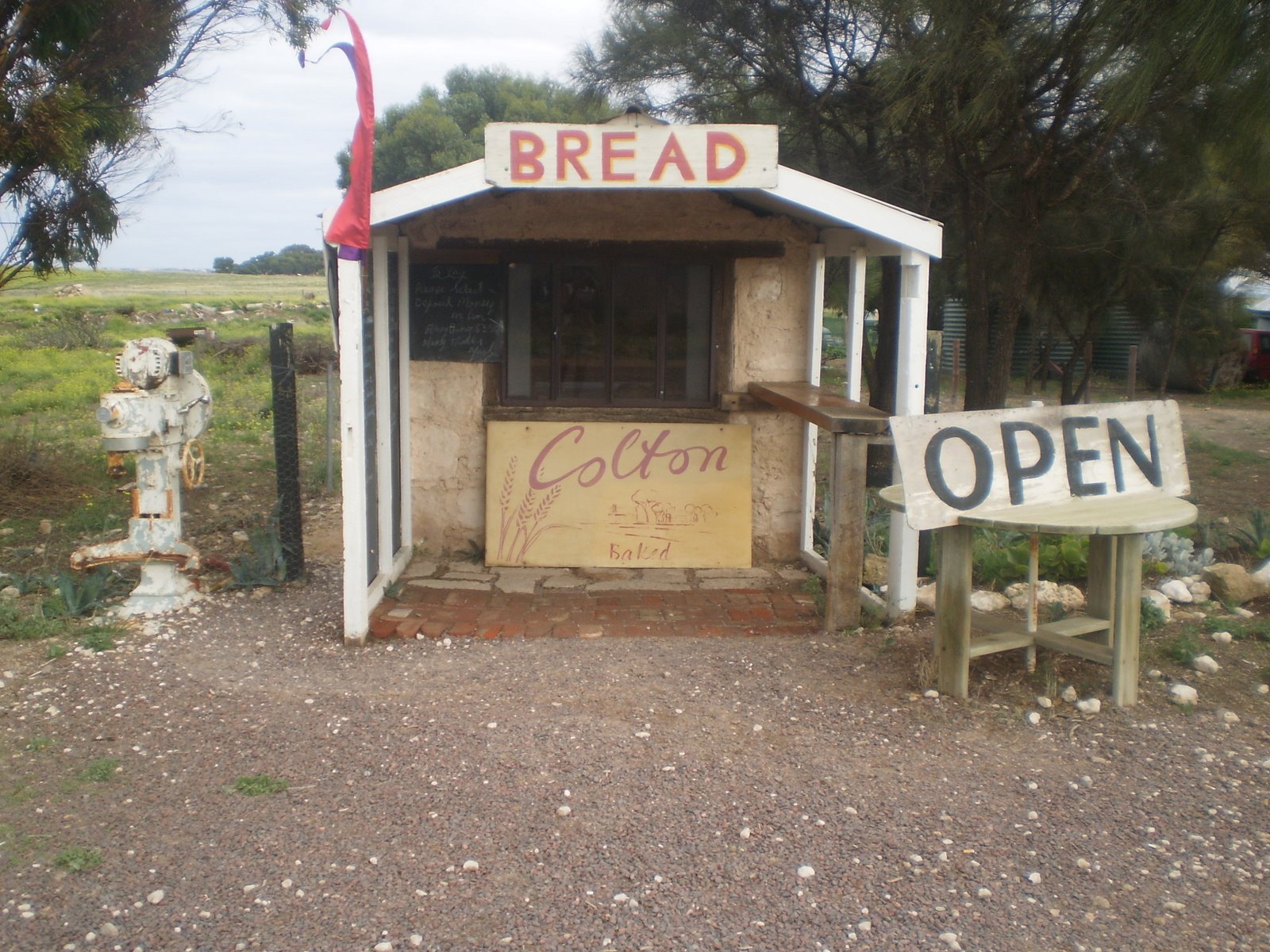 The Tanami Travels: Colton Bakery & Elliston on the way to Coffin Bay