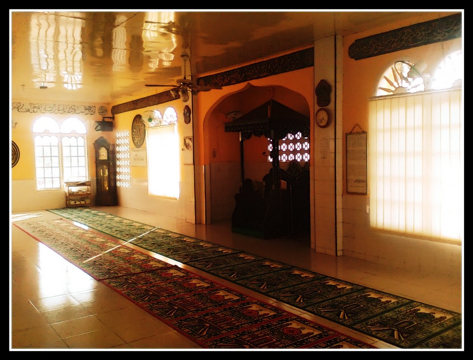 Sejarah Singkat Masjid Kuning Desa Senggoro Bengkalis - Blogger Bengkalis