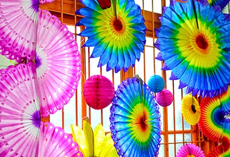 EL ARTE DE EDUCAR: DECORACIÓN PARA EL CARNAVAL CON PAPEL (paso a paso)