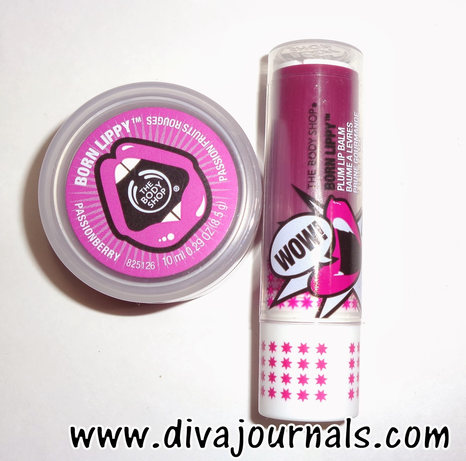 The Bodyshop Born Lippy Stick Lip Balm &Pot Lip Butter Review - Diva ...