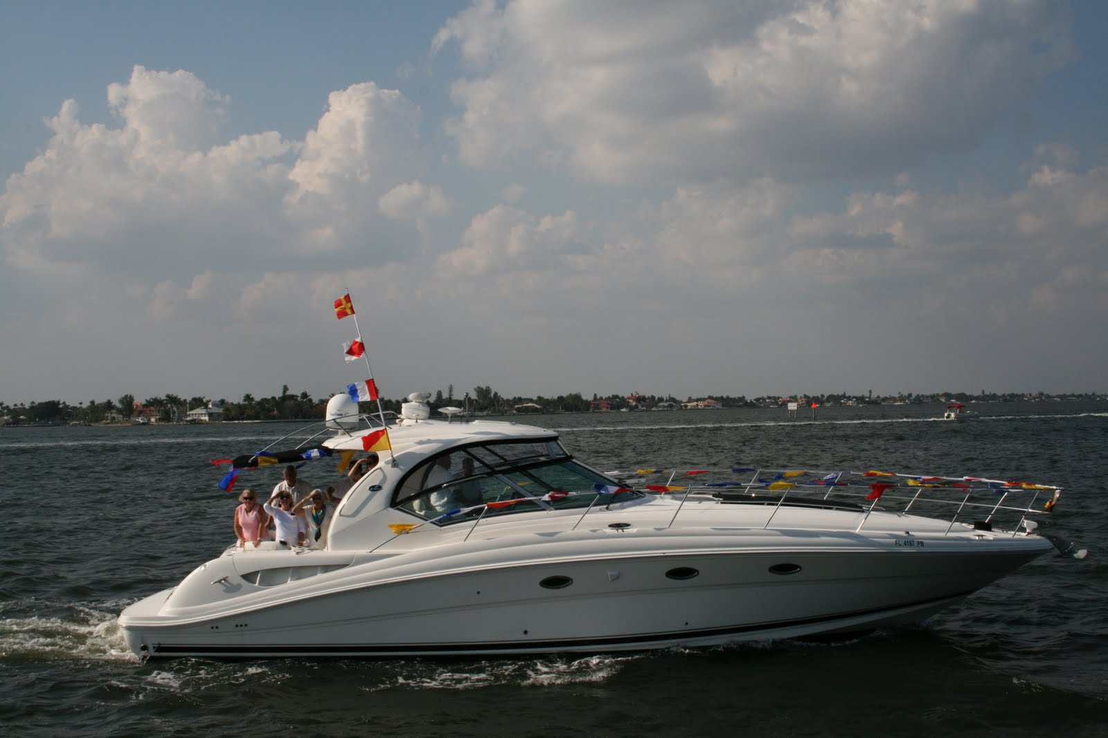 GHYC Abacos 2011: "LADY BROOKS" 42' Sea Ray owners Brooks & David BURLESON