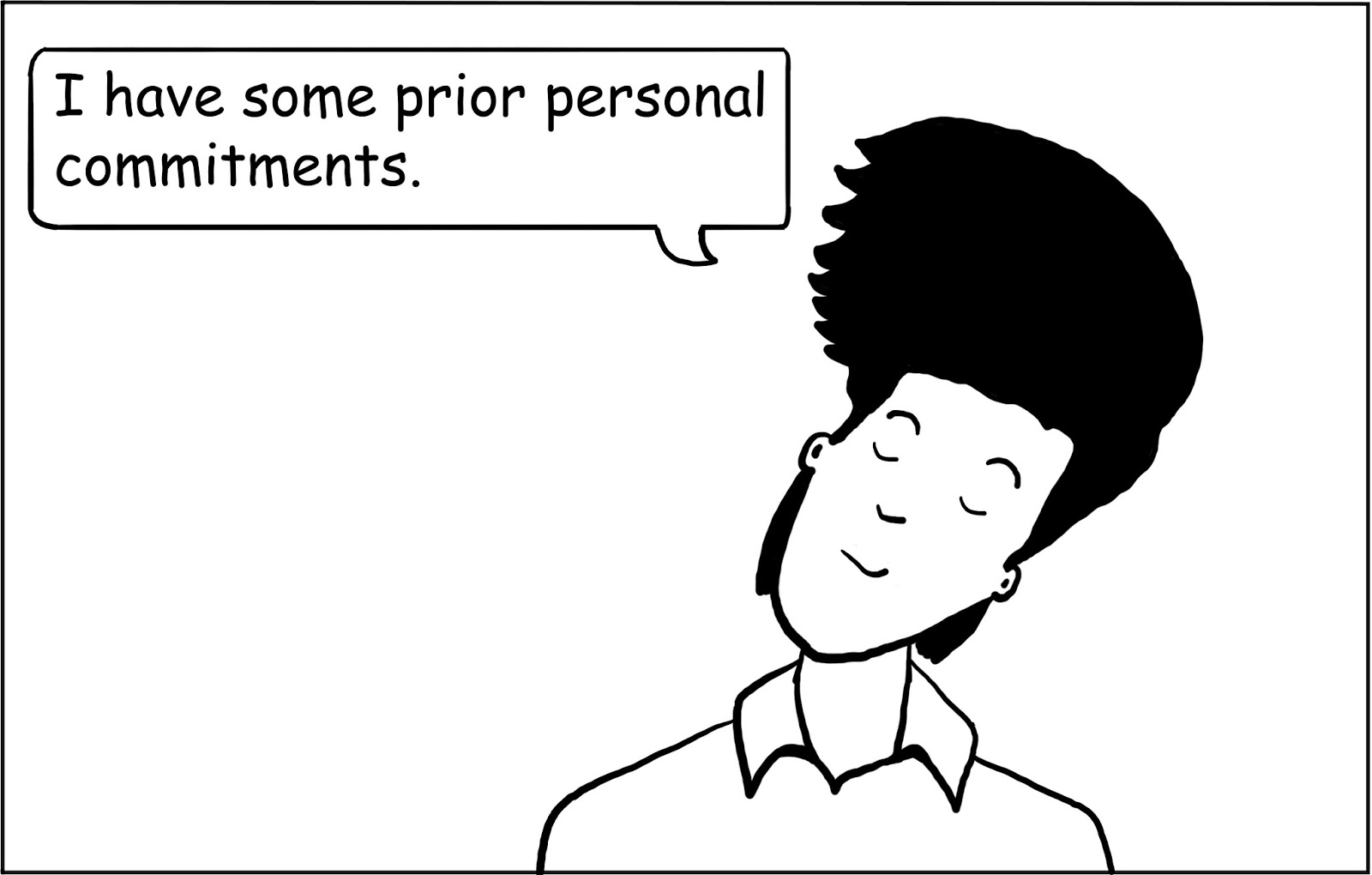 Prior Commitment - The Comic Space