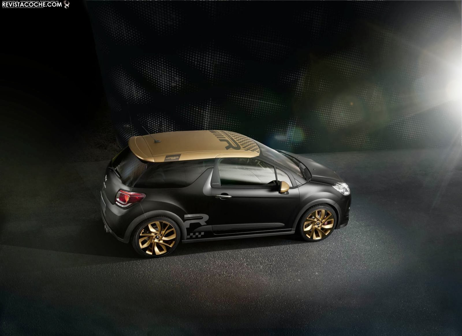 Revista Coche: Nuevo Citroen DS3 Racing edición limitada Gold Mat