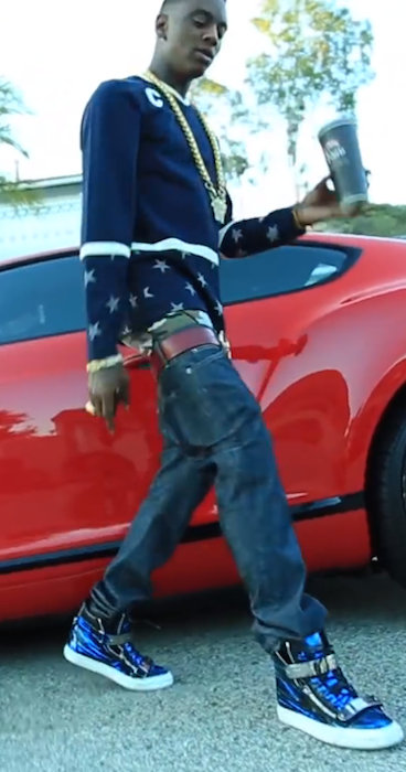 Celeb Saggers: Soulja Boy's Lowest Sag EVER!