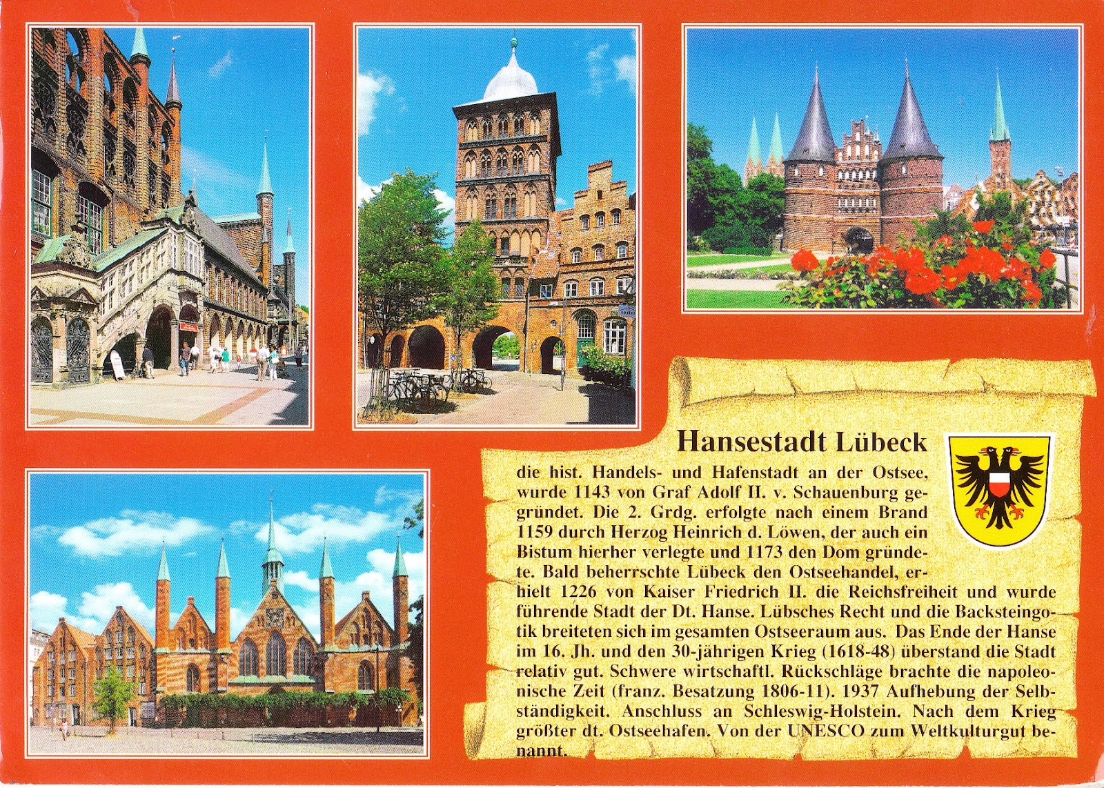 My postcards collection of UNESCO WHS : GERMANY
