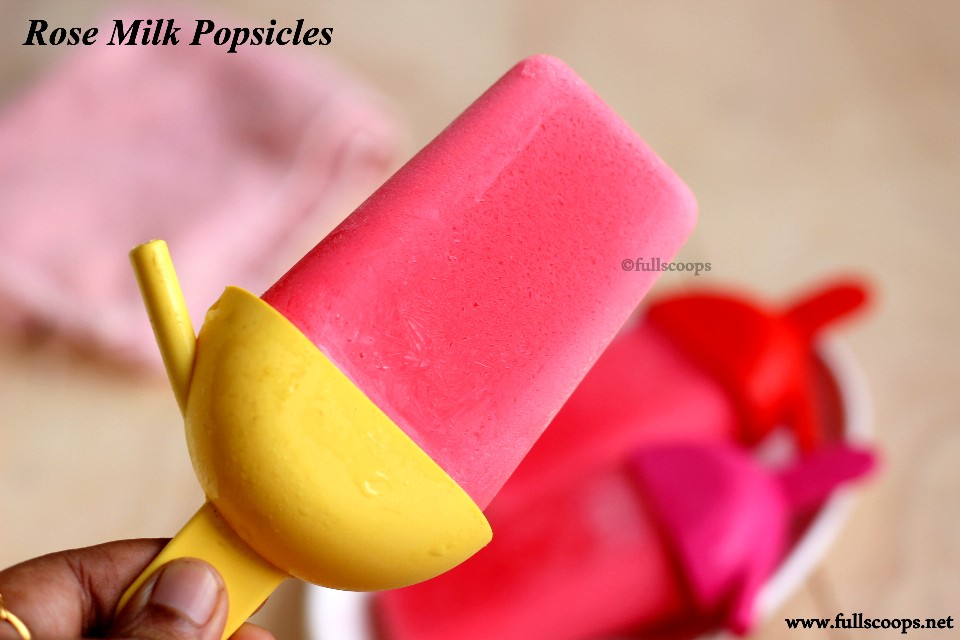 Rose Milk Popsicles | Easy Popsicle Recipes ~ Full Scoops - A food blog ...