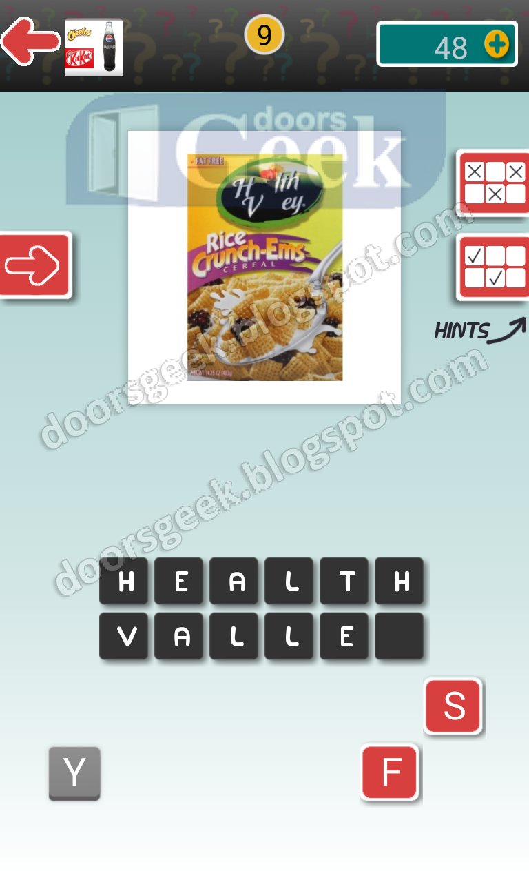 Guess The Food [Level 40-9] answer ~ Doors Geek