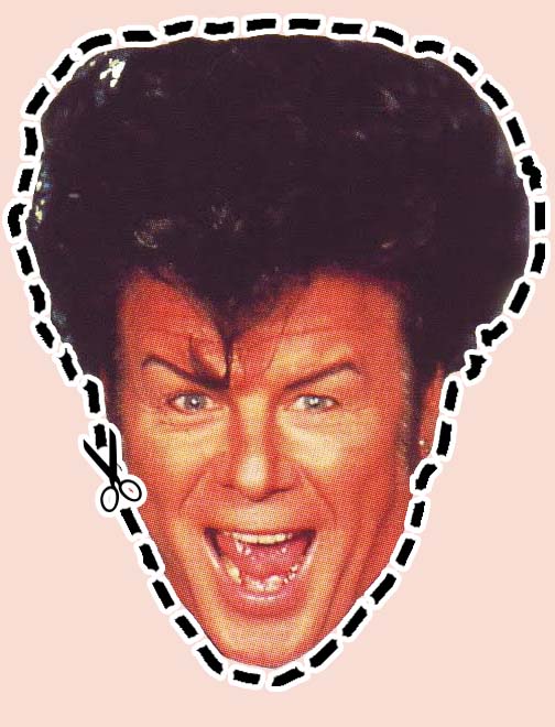 Gary Glitter Cut out mask! Endless fun! : r/funny