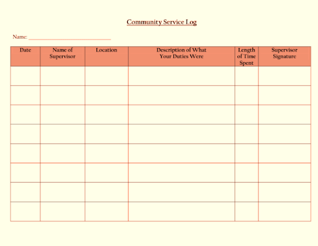 Excel Templates Format: Service Log Templates