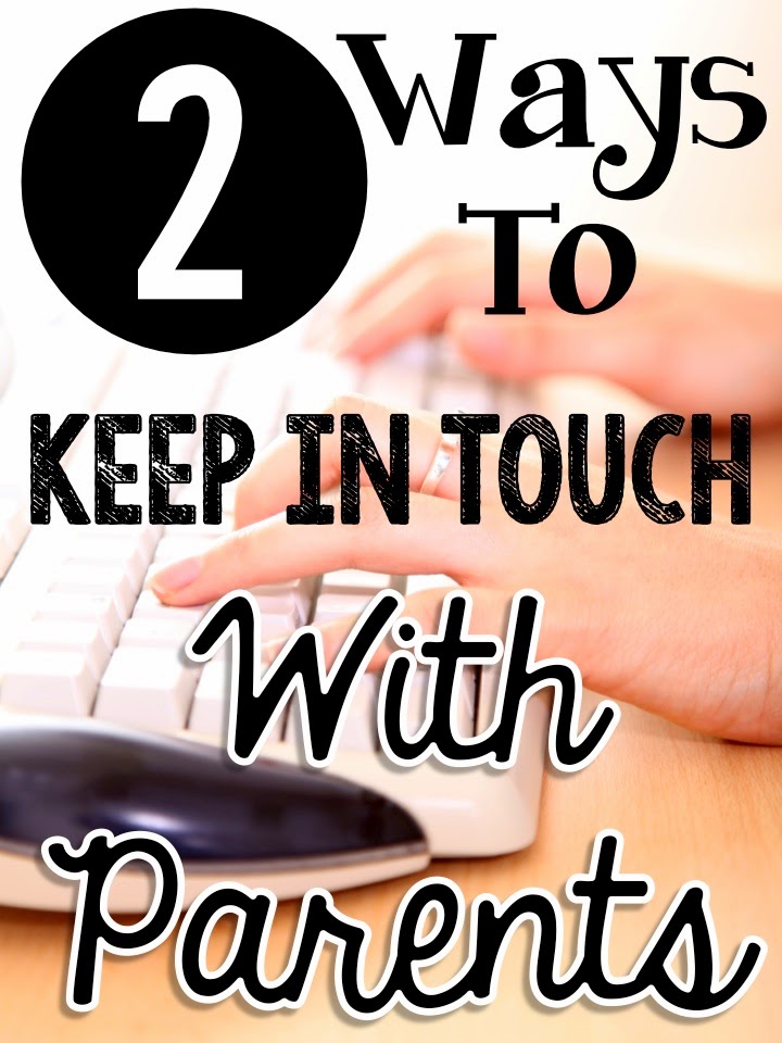 Primary Chalkboard: Keeping In Touch With Parents - 2 Easy Ways!