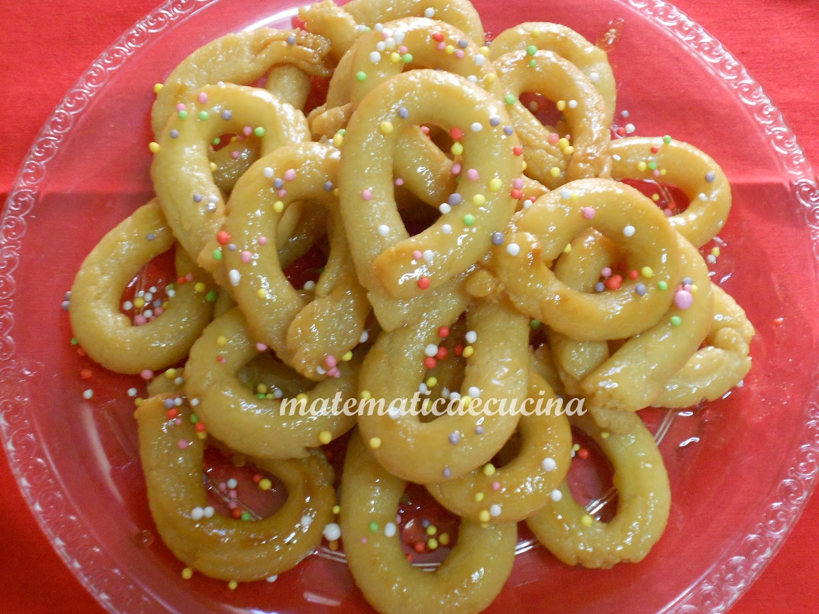 m@tematicaecucina: Scauratielli- Zeppole col Miele o Zeppole di Natale