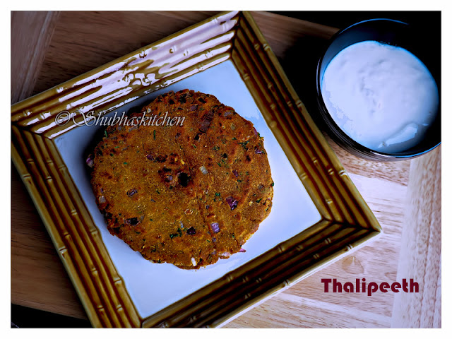 Meri Rasoi: Bhajaniche Thalipeeth (Spiced Multigrain flatbread)