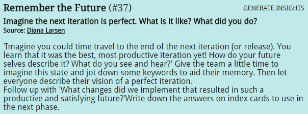 Katrina the Tester: Review the Future Retrospective