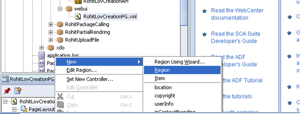 Oracle Application's Blog: Part2 Creating LOV in OAF Page