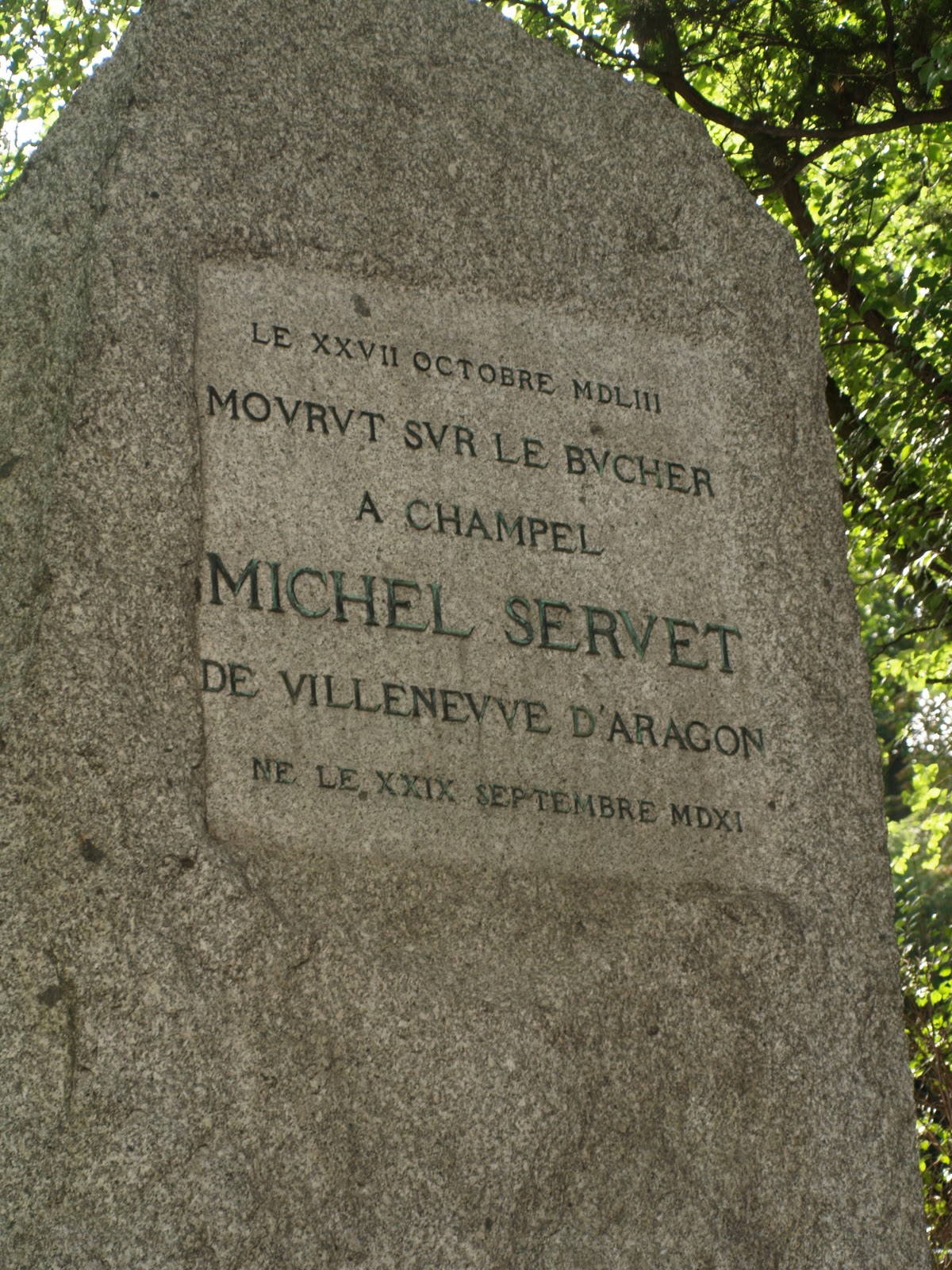 servetbiblio: V CENTENARIO DEL NACIMIENTO DE MIGUEL SERVET